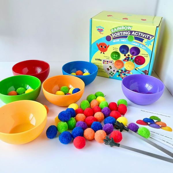 Rainbow Sorting Activity Set for Kids – Popup Kids