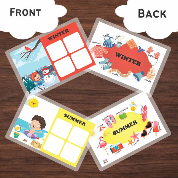 Season Sort Fun: Engage Kids in Learning Seasons with an Interactive ...