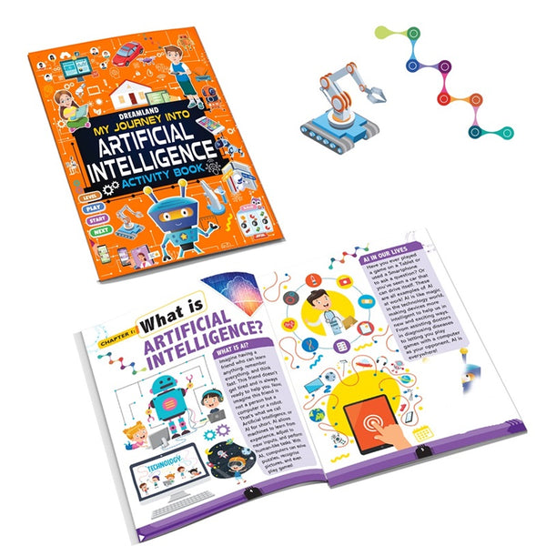 Artificial Intelligence Activity Book for Kids Age 7+- Activities abou ...