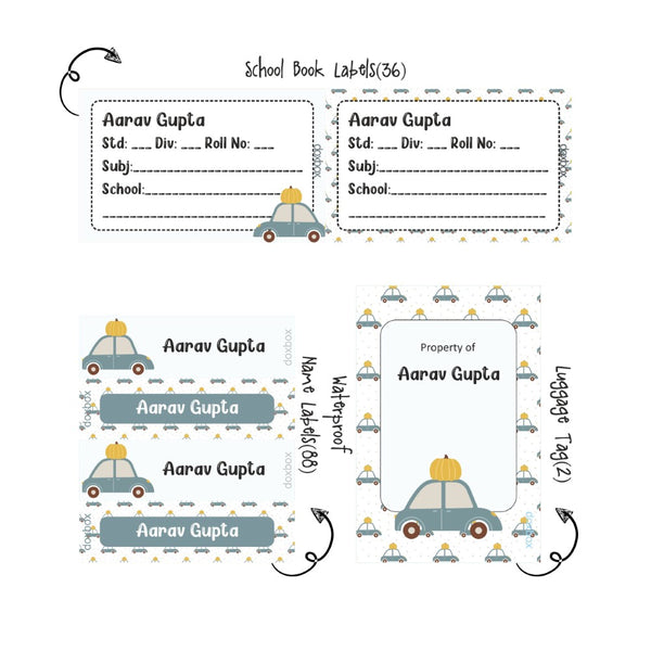 Back to school combo - Car – Popup Kids