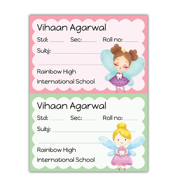 School Book Labels - Fairies – Popup Kids