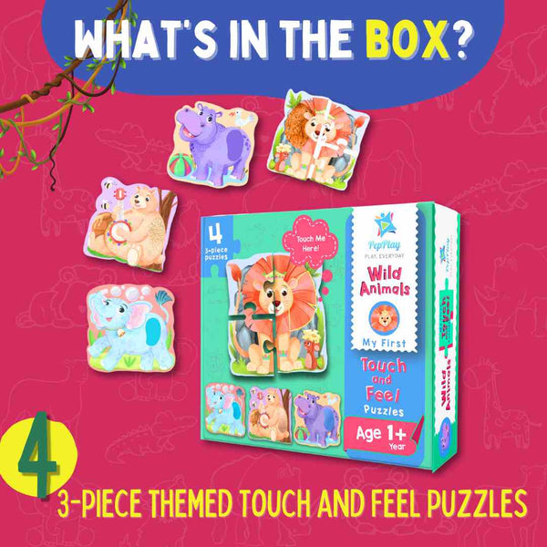 Embark on a wild adventure with our Wild Animal Puzzle! – Popup Kids