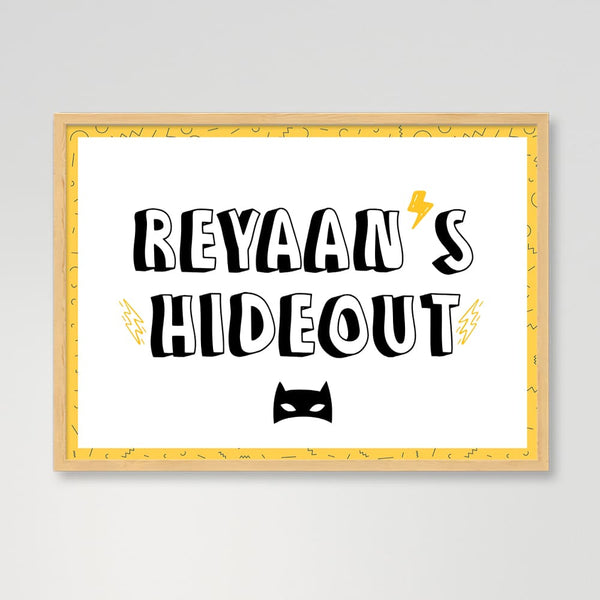 Doodle's Name Frame - My Hideout – Popup Kids