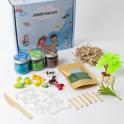 Farm Animals Clay Kit - Sensory DIY Activity Kit – Popup Kids