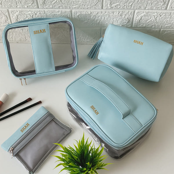 Premium Pouch Set - Mint Blue – Popup Kids