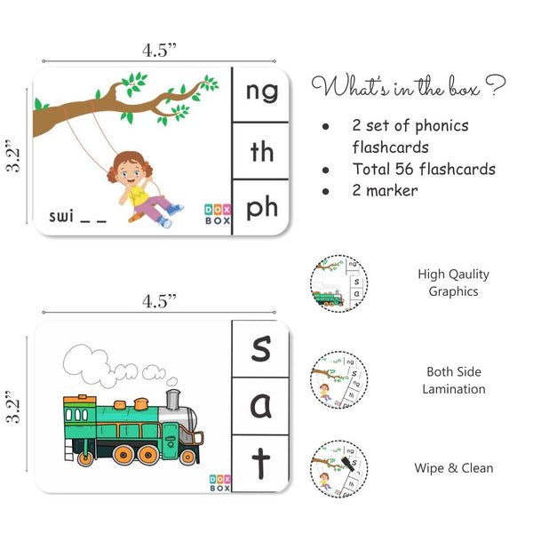 Phonics beginning sound and blends and diagraphs activity flashcards ...