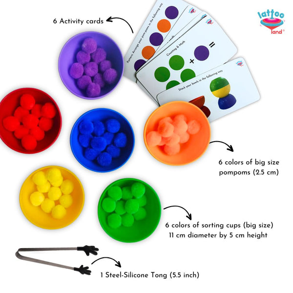 Rainbow Sorting Activity Set for Kids – Popup Kids