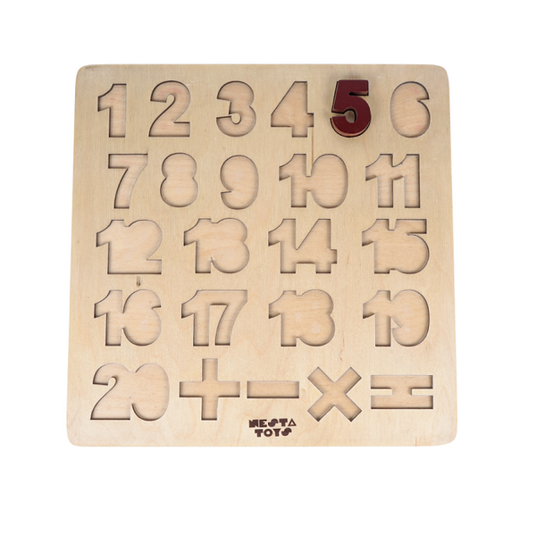 Wooden Number Puzzle Toys – Popup Kids