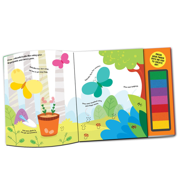 Fingerprint Art: A Creative Colouring & Activity Book Series – Popup Kids