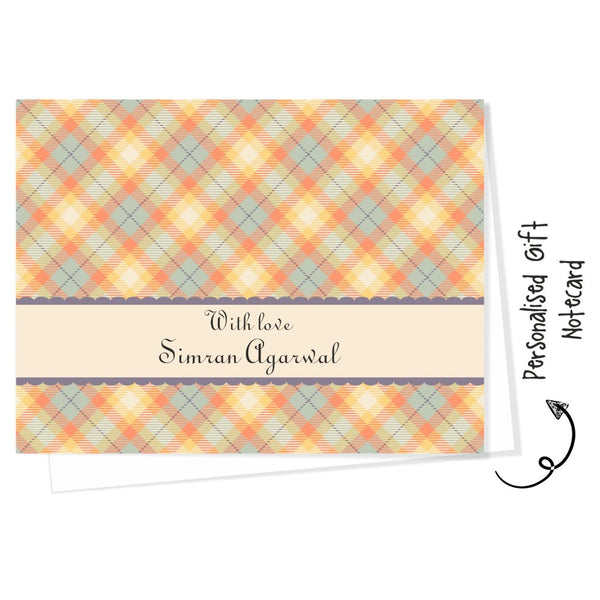 Personalised Gift Notecard - Checks – Popup Kids