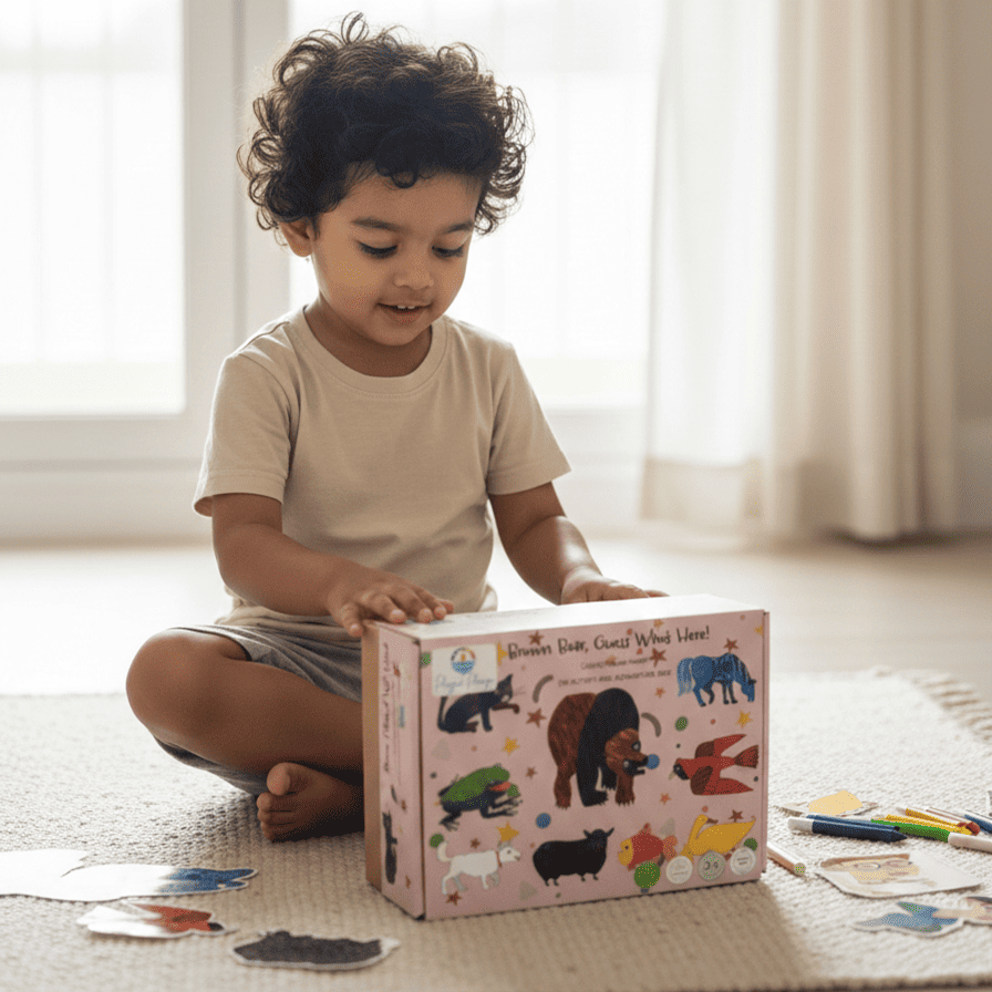 DIY Activity Kit & Adventure Box – Brown Bear – Popup Kids