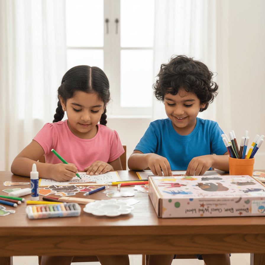 DIY Activity Kit & Adventure Box – Brown Bear – Popup Kids