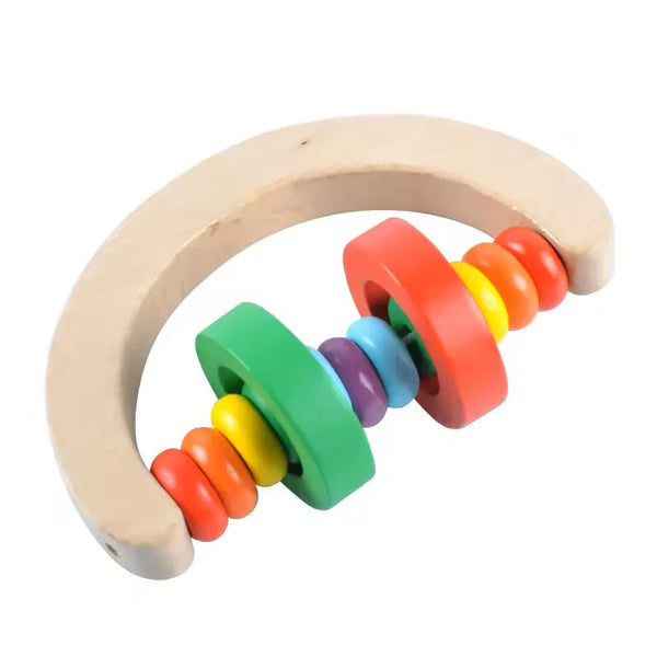 Wooden Baby Rattles Teeth Wooden Music Instrument Shaker Set Toy for 1 ...