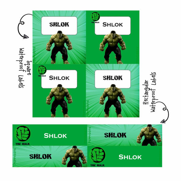 Label Combo - Hulk – Popup Kids