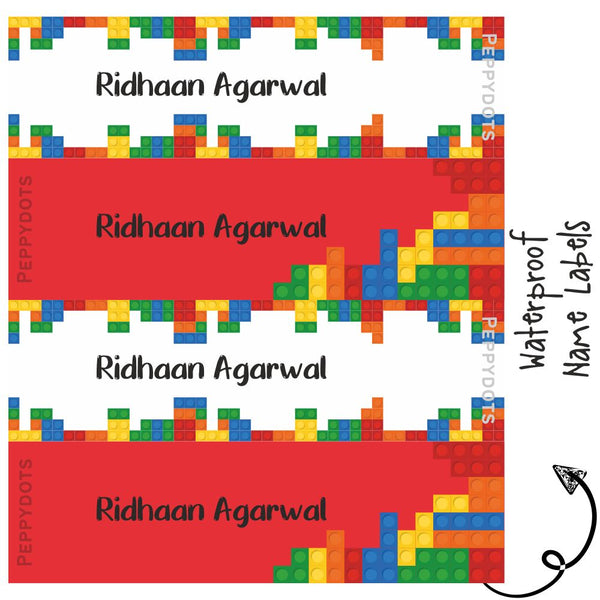 Waterproof Labels - Lego – Popup Kids