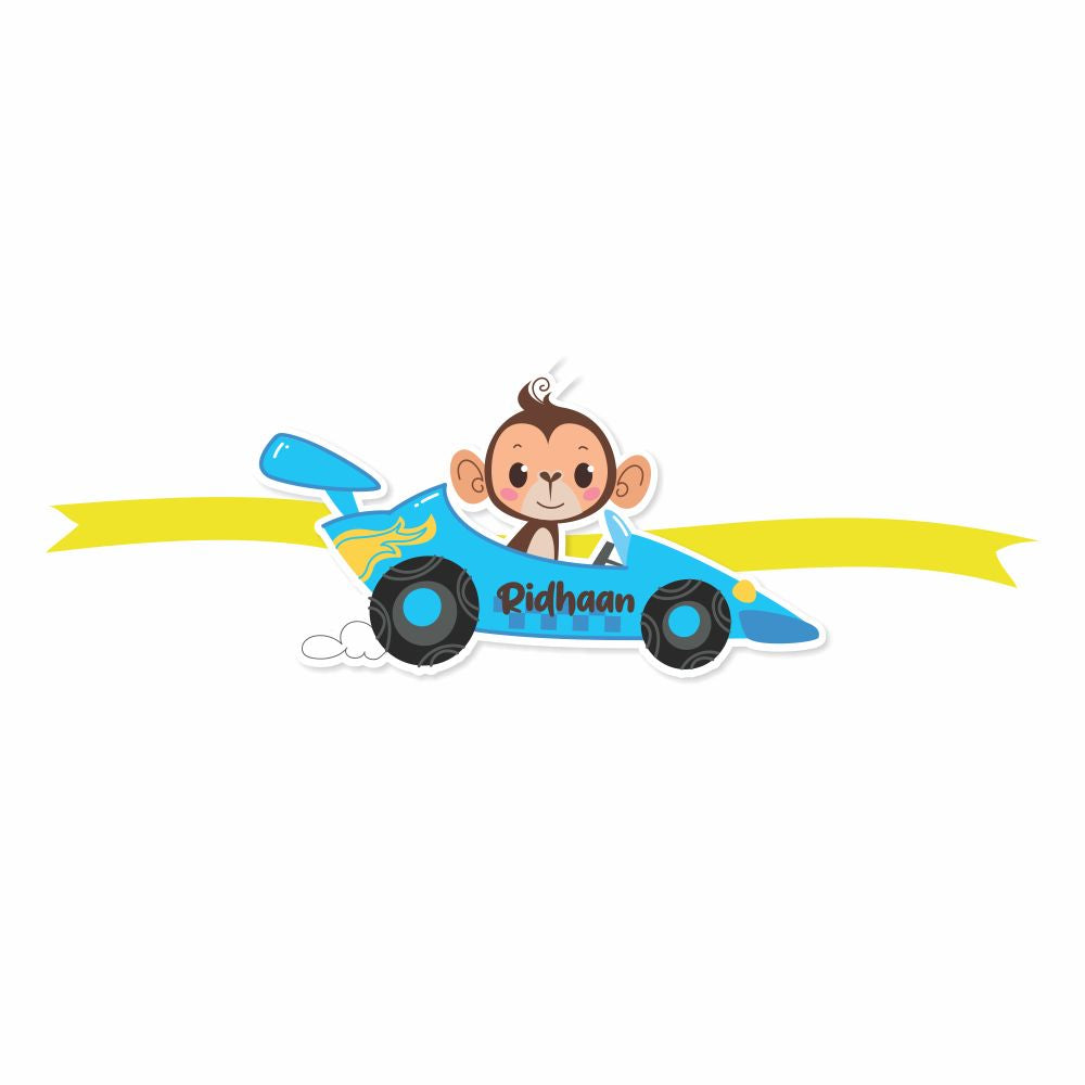 Magnet Rakhi - Racing Monkey – Popup Kids
