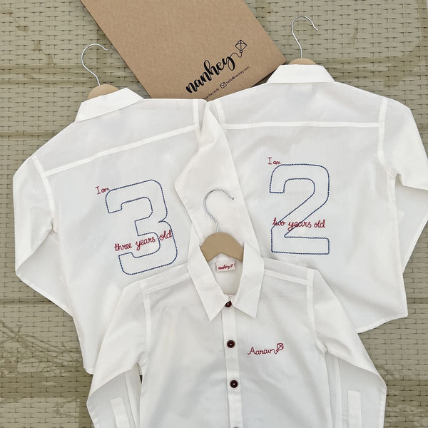I am Two – Personalized Birthday Shirt – Popup Kids