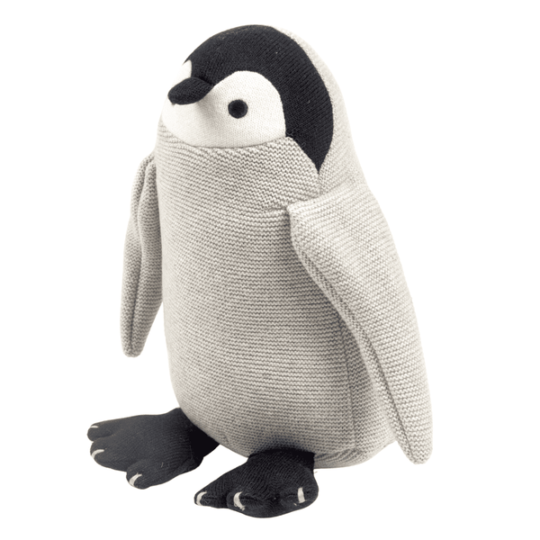 Adorable Knitted Cotton Penguin Soft Toy – Perfect for Newborns and ...