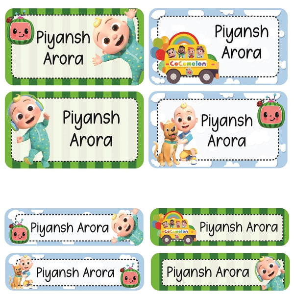 Rectangular Labels - Cocomelon – Popup Kids