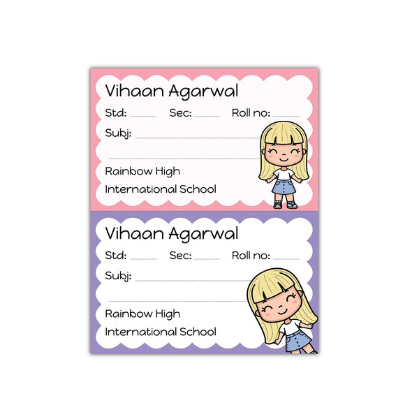 Personalized School Book Labels for Students | Easily Customize Your ...