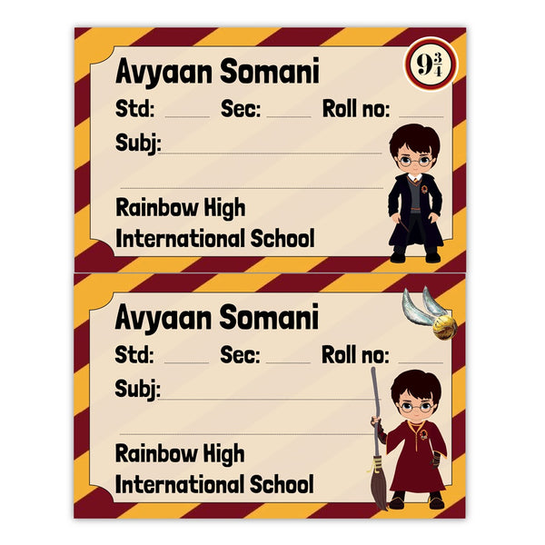School Book Labels - Harry Potter – Popup Kids