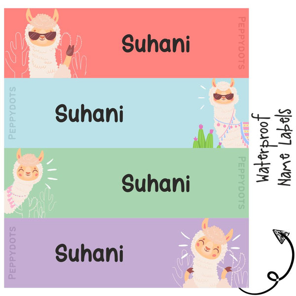Waterproof Labels - Sheep Llama – Popup Kids