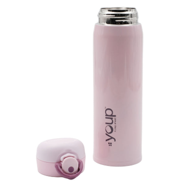 Youp Thermosteel Pink Color Water Bottle - 500 ml – Popup Kids