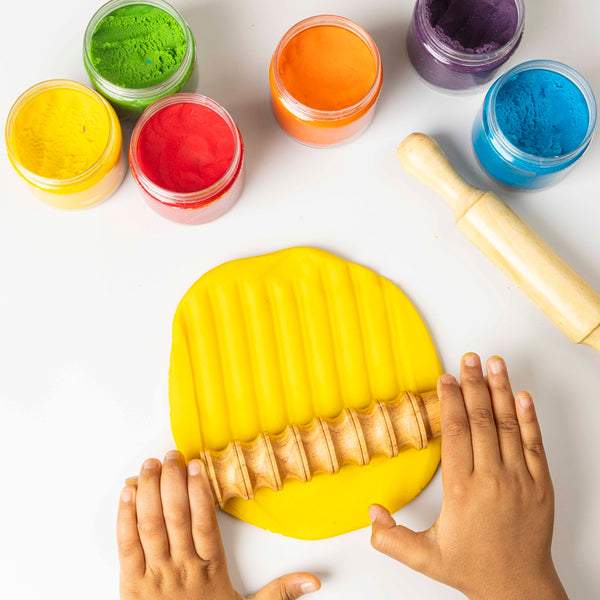 Rainbow Coloured Playdough - Organic Playdough – Popup Kids