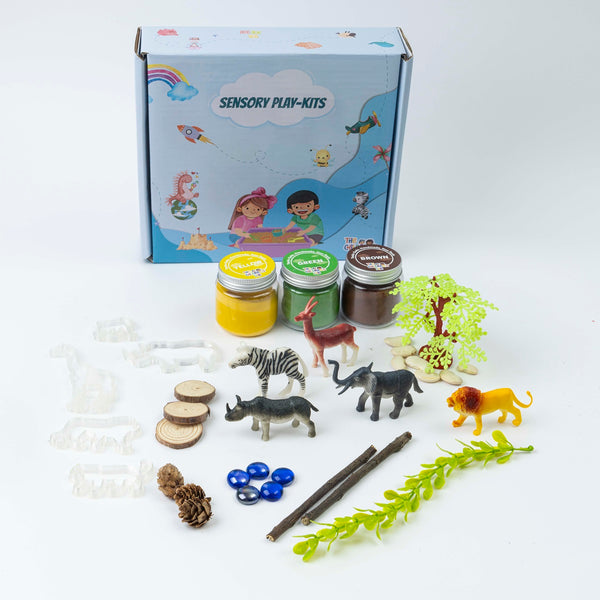 Forest Animals Clay Kit - Jungle Animals Toy – Popup Kids