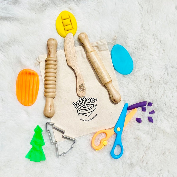 Clay Dough Tools set by Lattooland – Popup Kids
