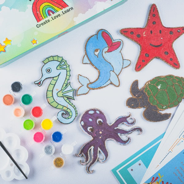 Buy DIY Fridge Magnets Colouring Kit for Kids – Popup Kids